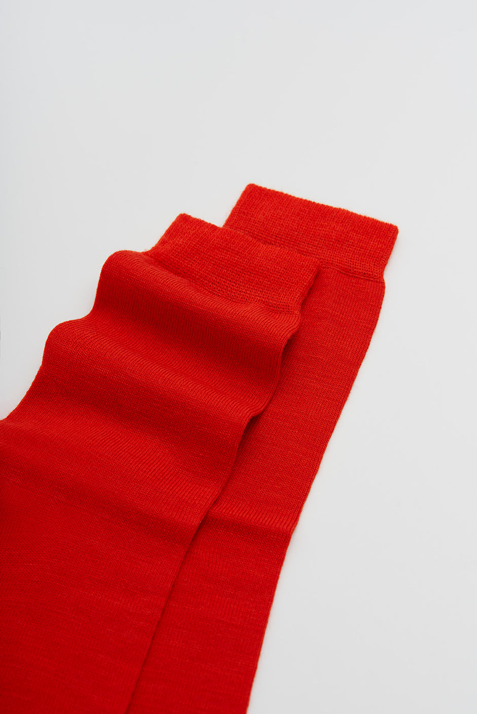 Calf Length Merino Socks in Fire Red - Pairs Socks