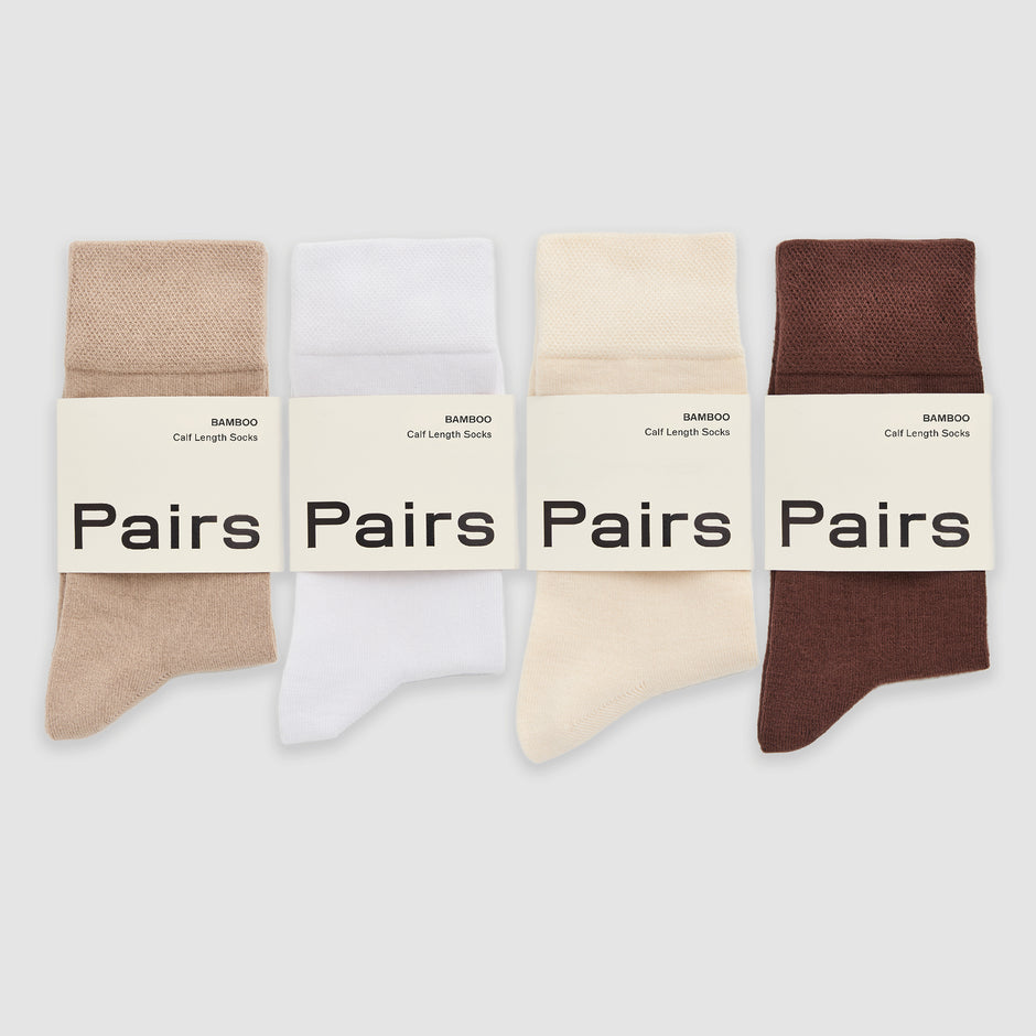 Bamboo Socks Set | Neutrals | Pairs – Pairs Socks